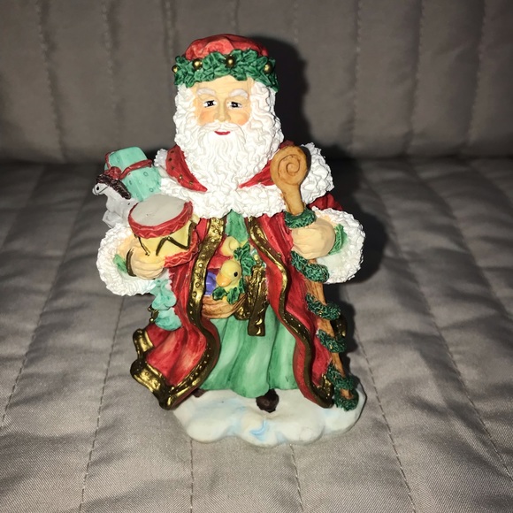 Holiday | Vintage Old World Santa English Christmas Man 1994 Bronson ...